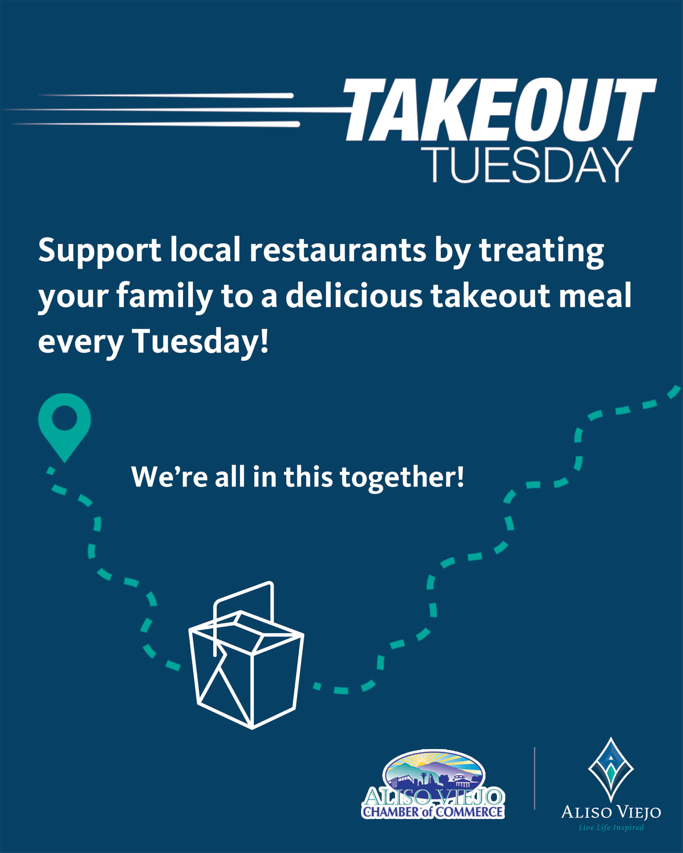 Local Businesses Participating in Take-Out Tuesday | Aliso Viejo Chamber